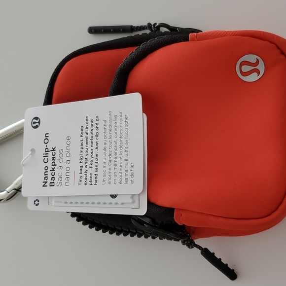 lululemon athletica | Bags | Nwt Lululemon City Adventurer Nano Clip On ...
